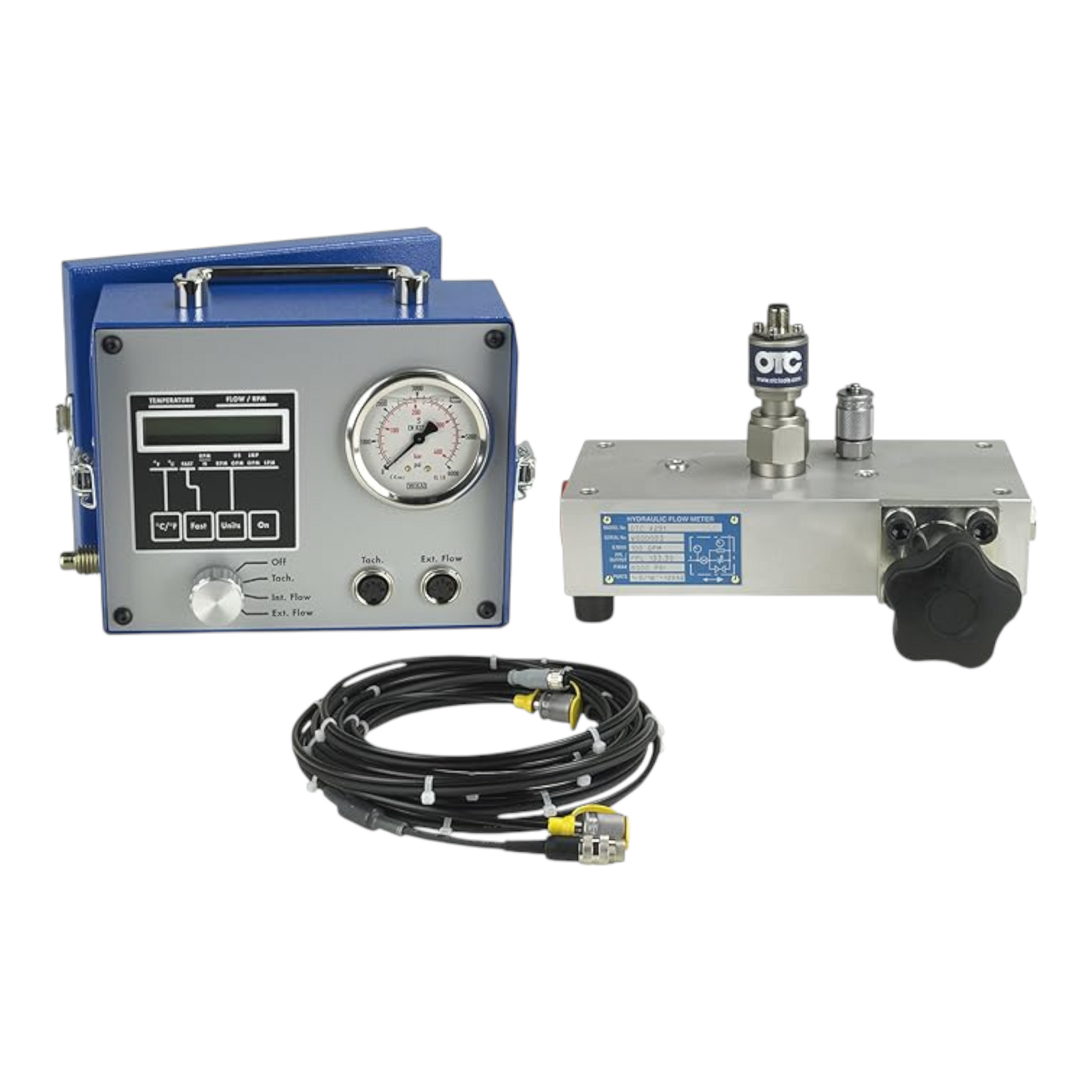 OTC 4285 Digital Hydraulic Flow Test Kit, 100 GPM – All Pro Truck Parts