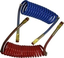15' Coiled Red and Blue Air Line Set – All Pro Truck Parts