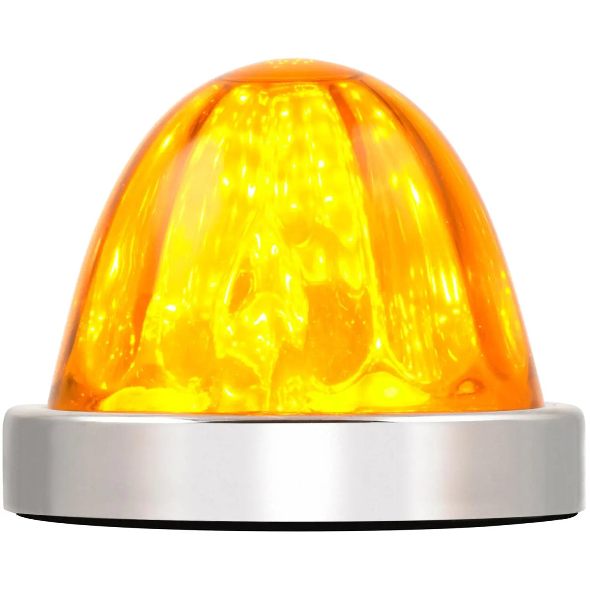 18 LED Amber Watermelon Glass Lens Kit | Stainless Steel Bezel – All ...