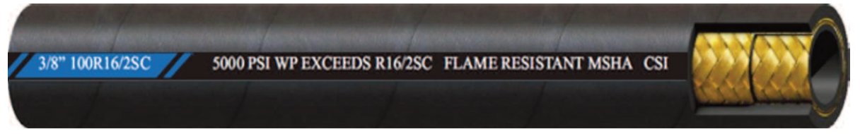 3/8" SAE 100R16/2SC Hydraulic Hose⎪High Pressure⎪Extremely Flexible ...