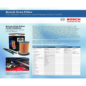 Bosch 1457436088 DEF Filter | Cummins 5303604 UF101