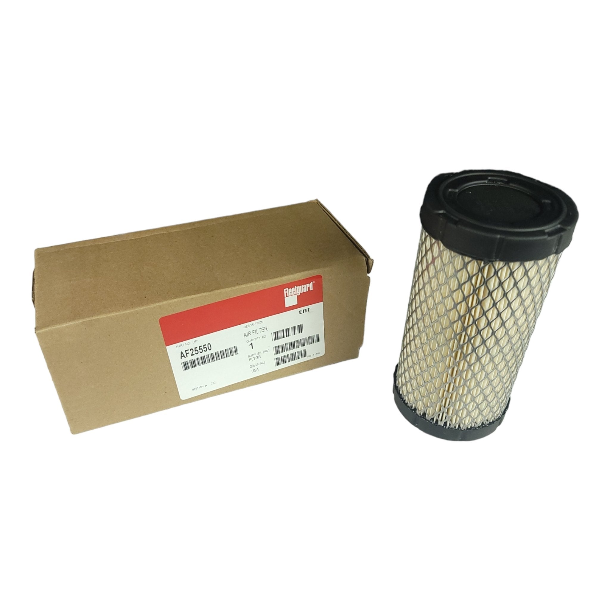 Fleetguard AF25550 Air Filter | Onan 140-3071 John Deere M113621 RS3715 ...