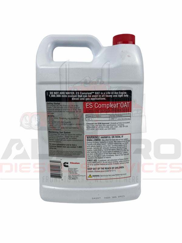 Fleetguard ES Compleat OAT Ethylene Glycol Red Coolant | 50/50 ...