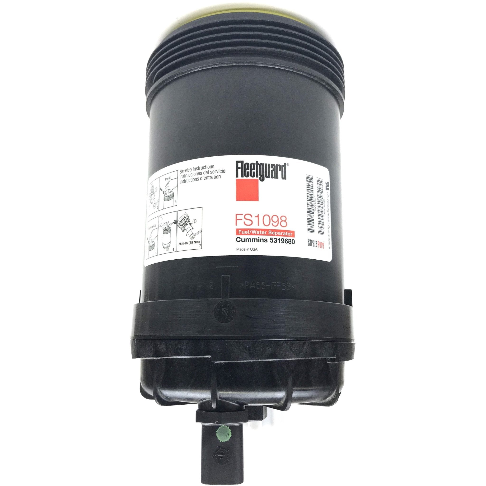 Fleetguard FS1098 Fuel Water Separator For ISB / B6.7L Engines – All ...