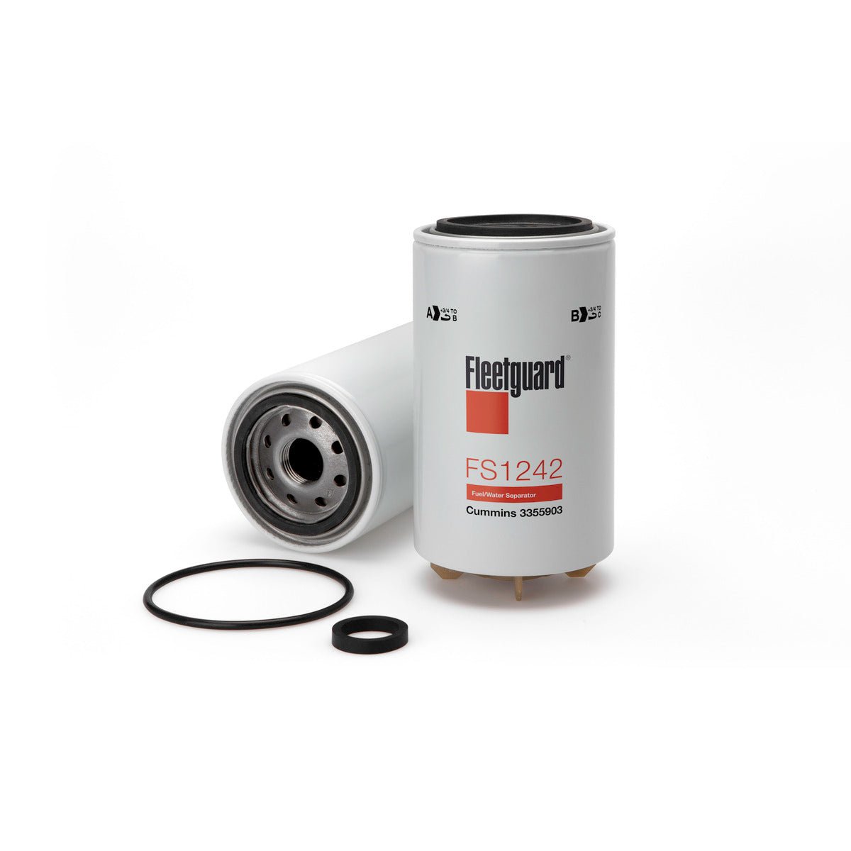Fleetguard FS1242 Fuel Filter Replaces | Cummins 3355903 – All Pro ...