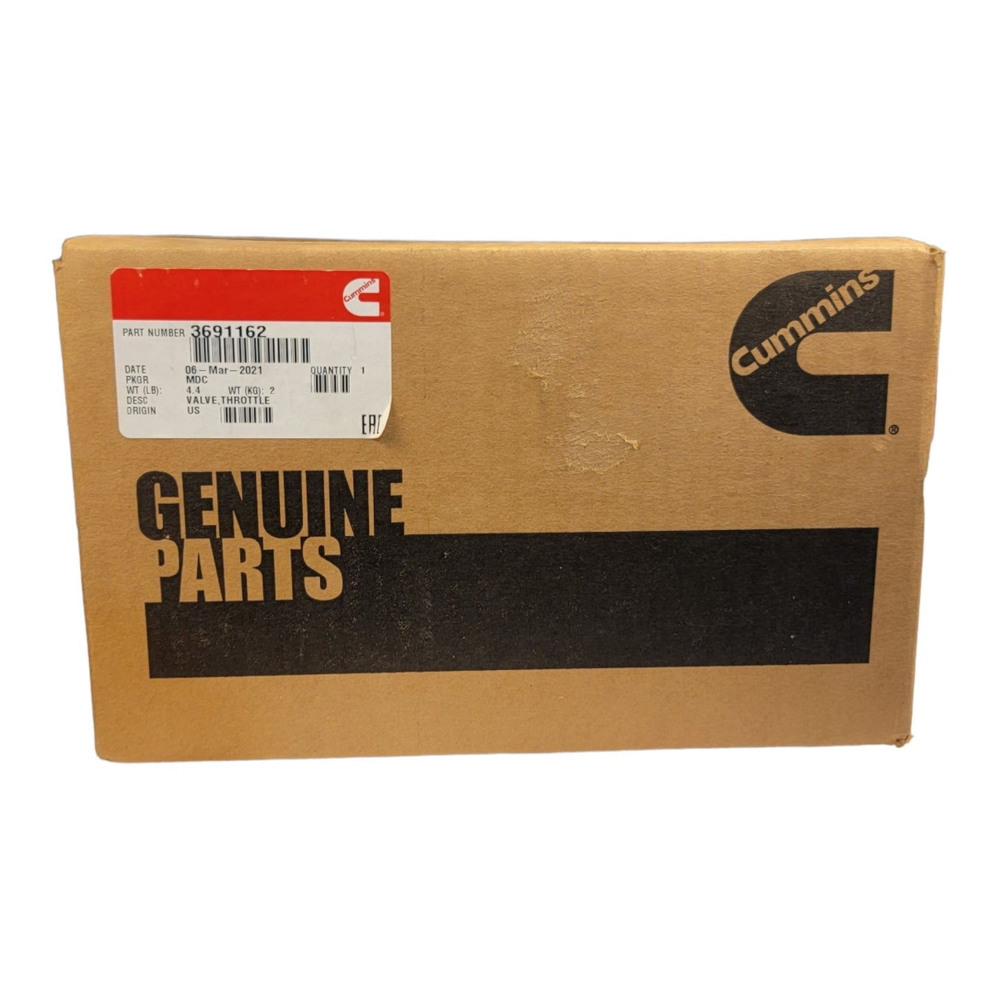 Genuine Cummins 3691162 Throttle Valve For 15L ISX Engine EPA13 – All ...