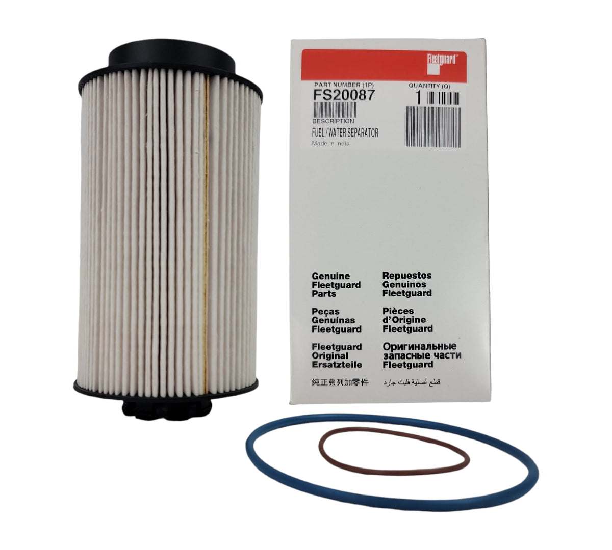 International 3004473C91 Fuel Filter Replacement Fleetguard FS20087 ...